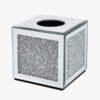 Square Diamond Crush Tissue Box | MiHOMEUK