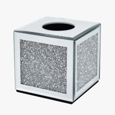 Square Diamond Crush Tissue Box | MiHOMEUK